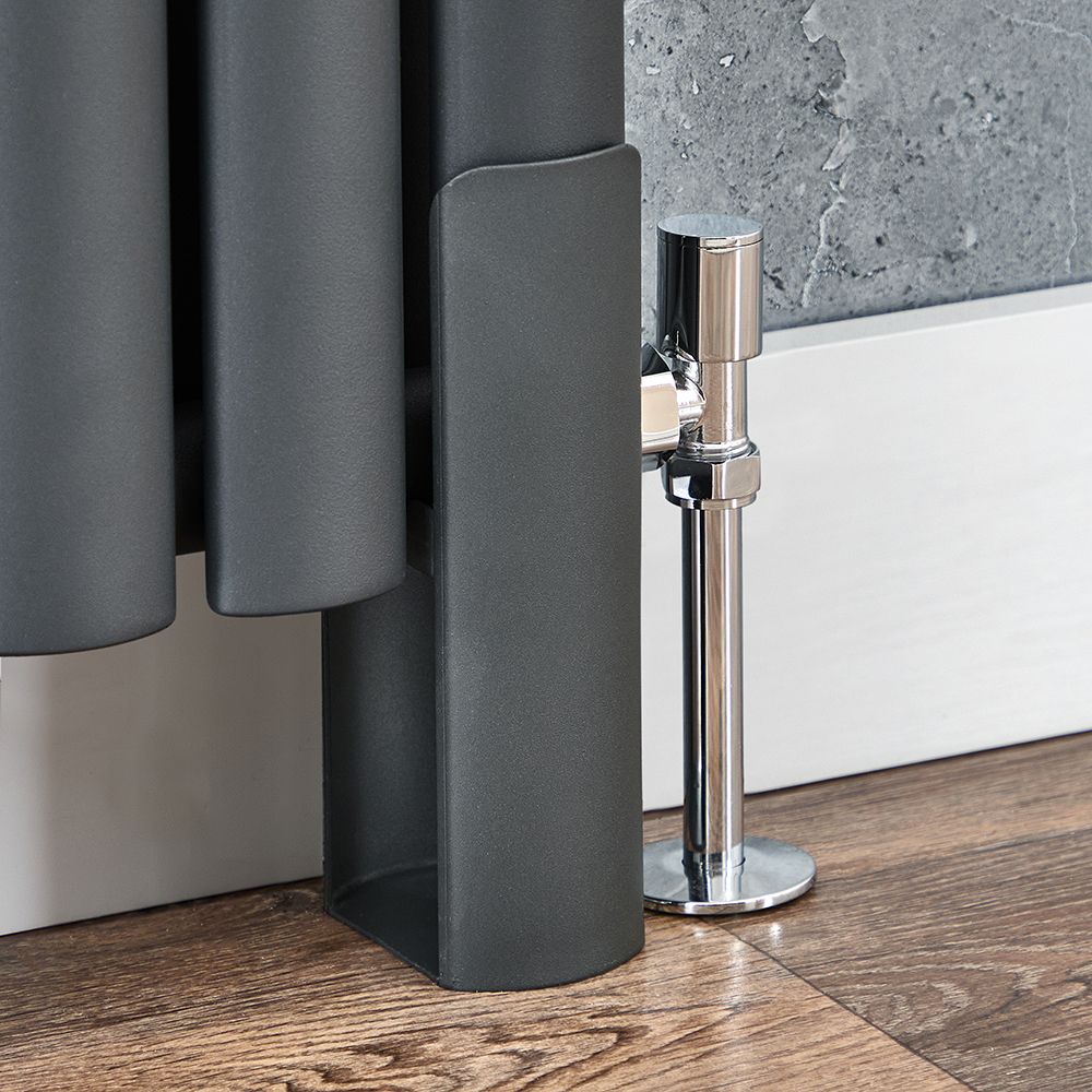 Revive - Modern Floor-Mounting Radiator Feet - Anthracite