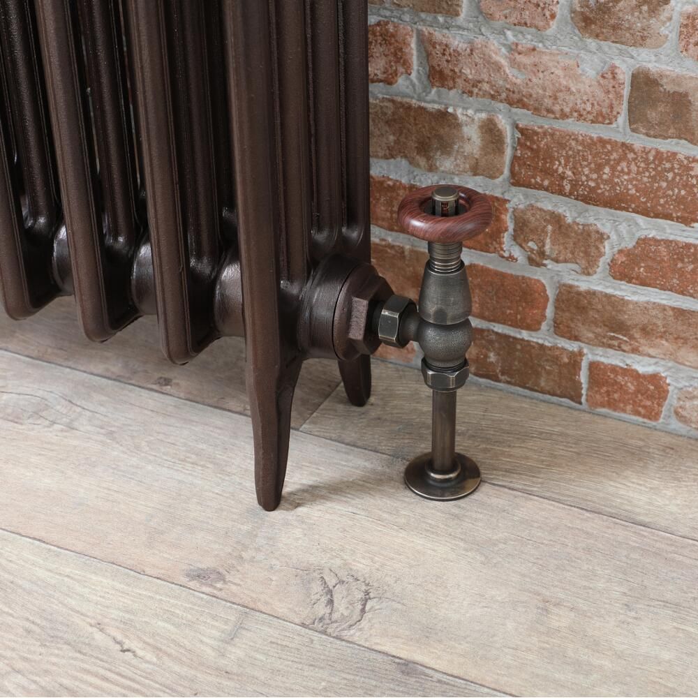 Victoria - Classic Cast Iron Radiator - 25.98" Tall - Antique Copper ...