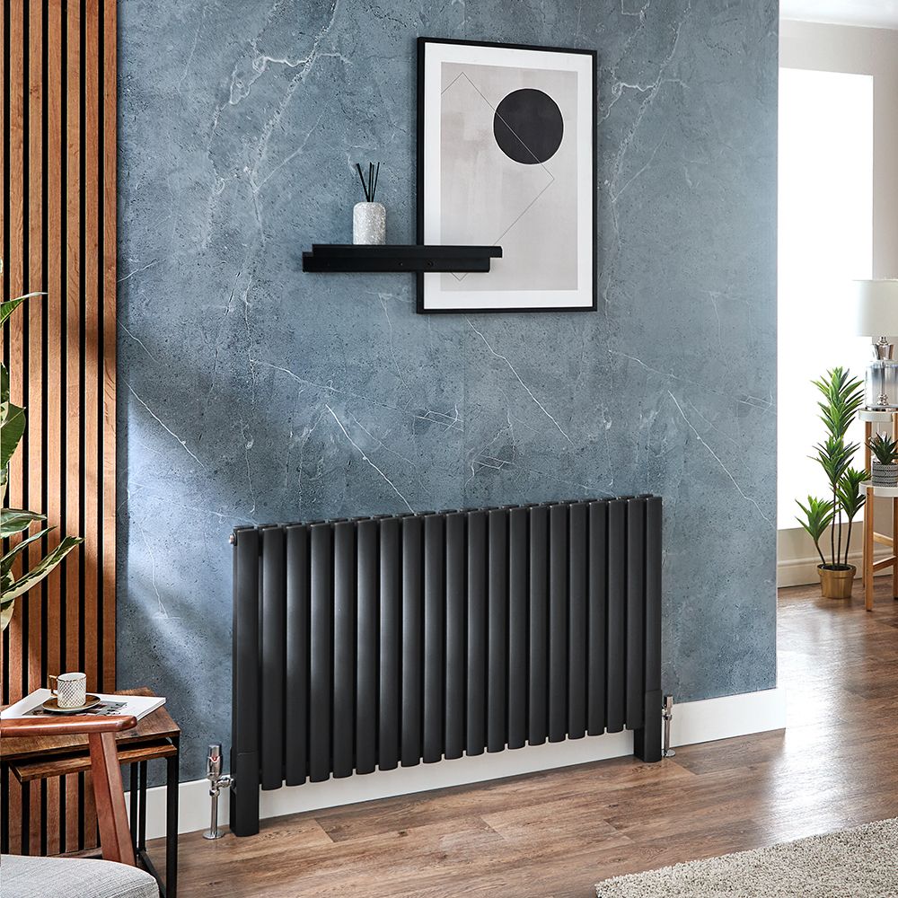 Revive - Modern Floor-Mounting Radiator Feet - Black