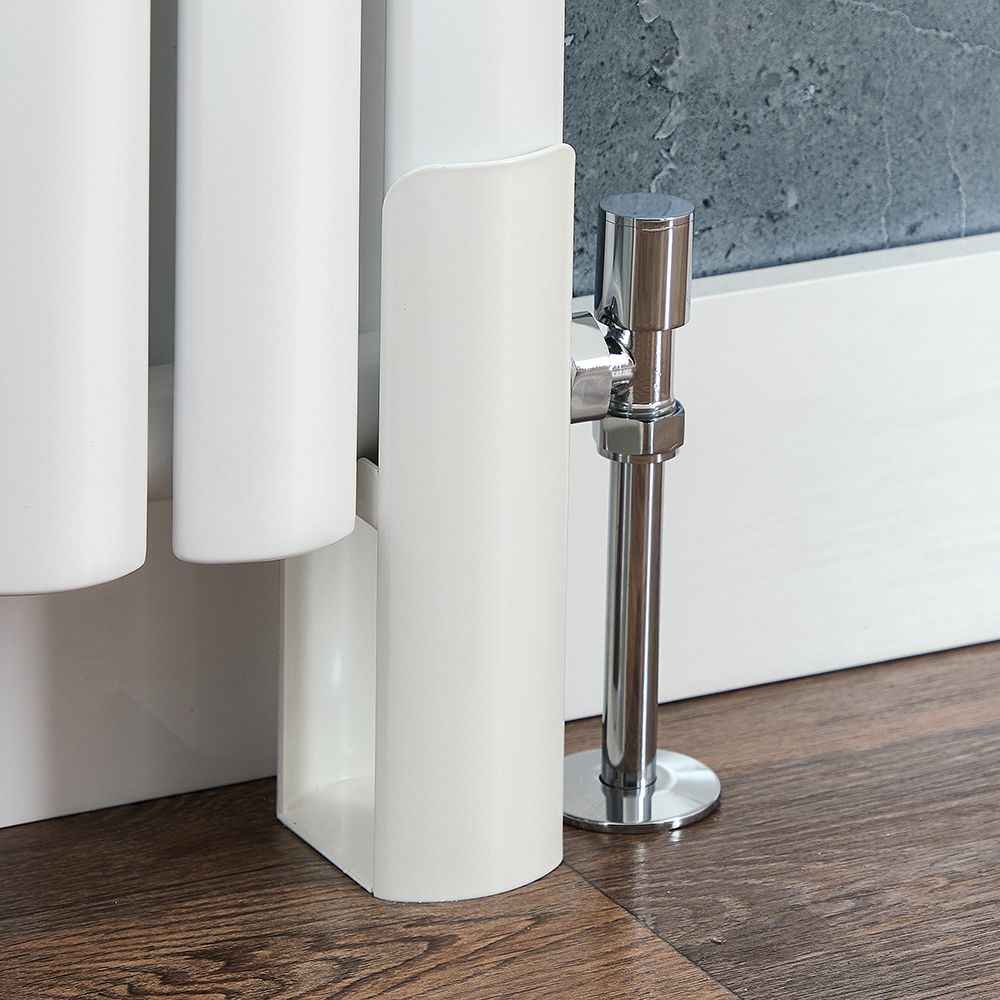 Revive - Modern Floor-Mounting Radiator Feet - White