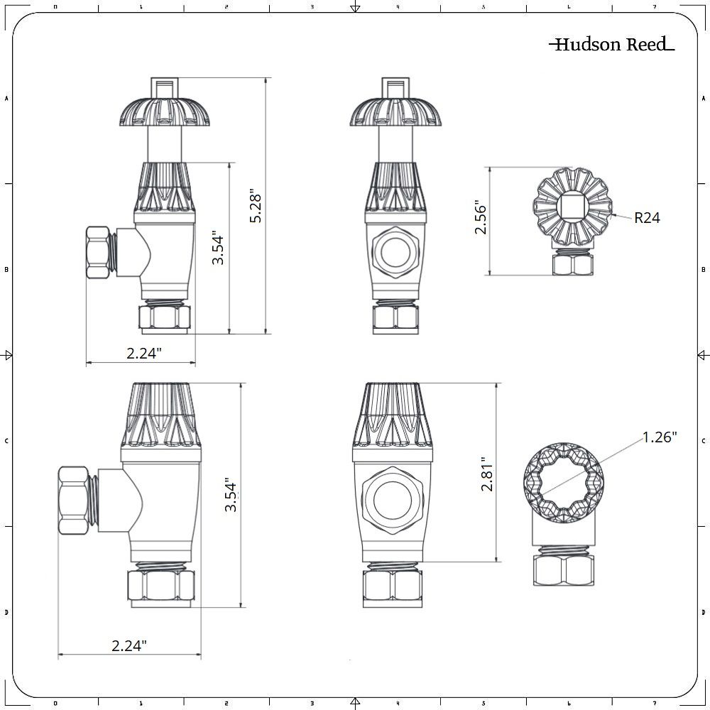 Antique BrassThermostatic Radiator Valve Pack