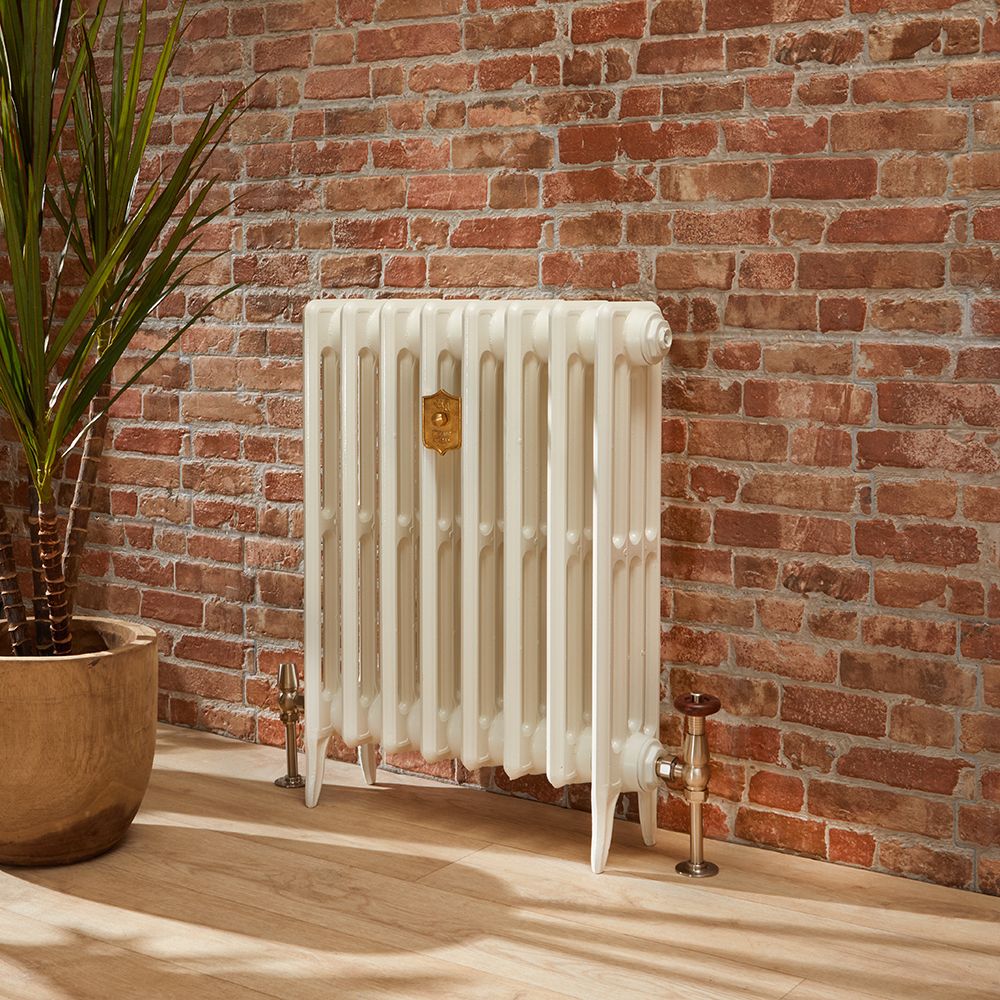 Victoria - Classic Cast Iron Radiator - 25.98" Tall - Antique White ...