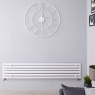 Revive - White Horizontal Single-Panel Designer Radiator - 14" x 70"