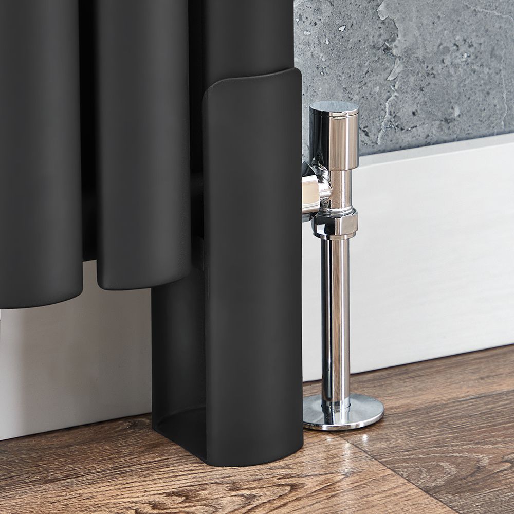 Revive - Modern Floor-Mounting Radiator Feet - Black