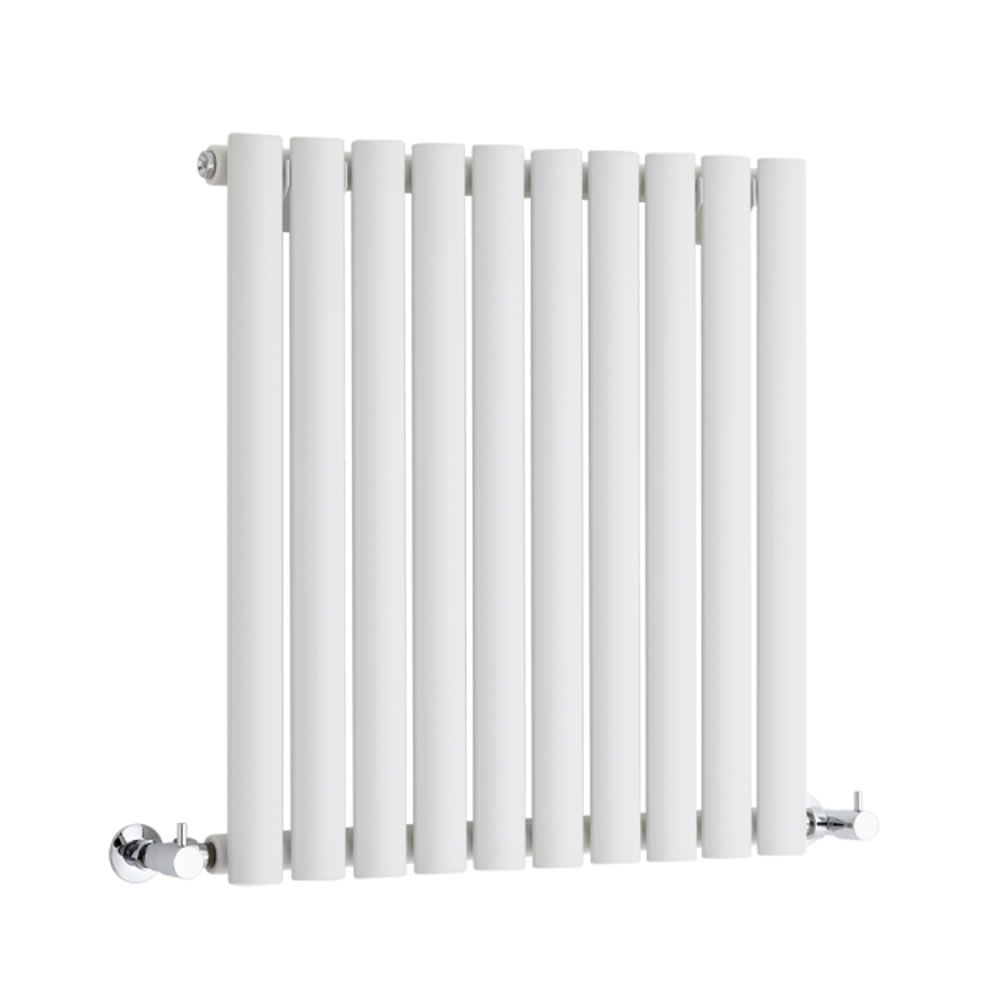 Revive - White Horizontal Single-Panel Designer Radiator - 25" x 23.5"
