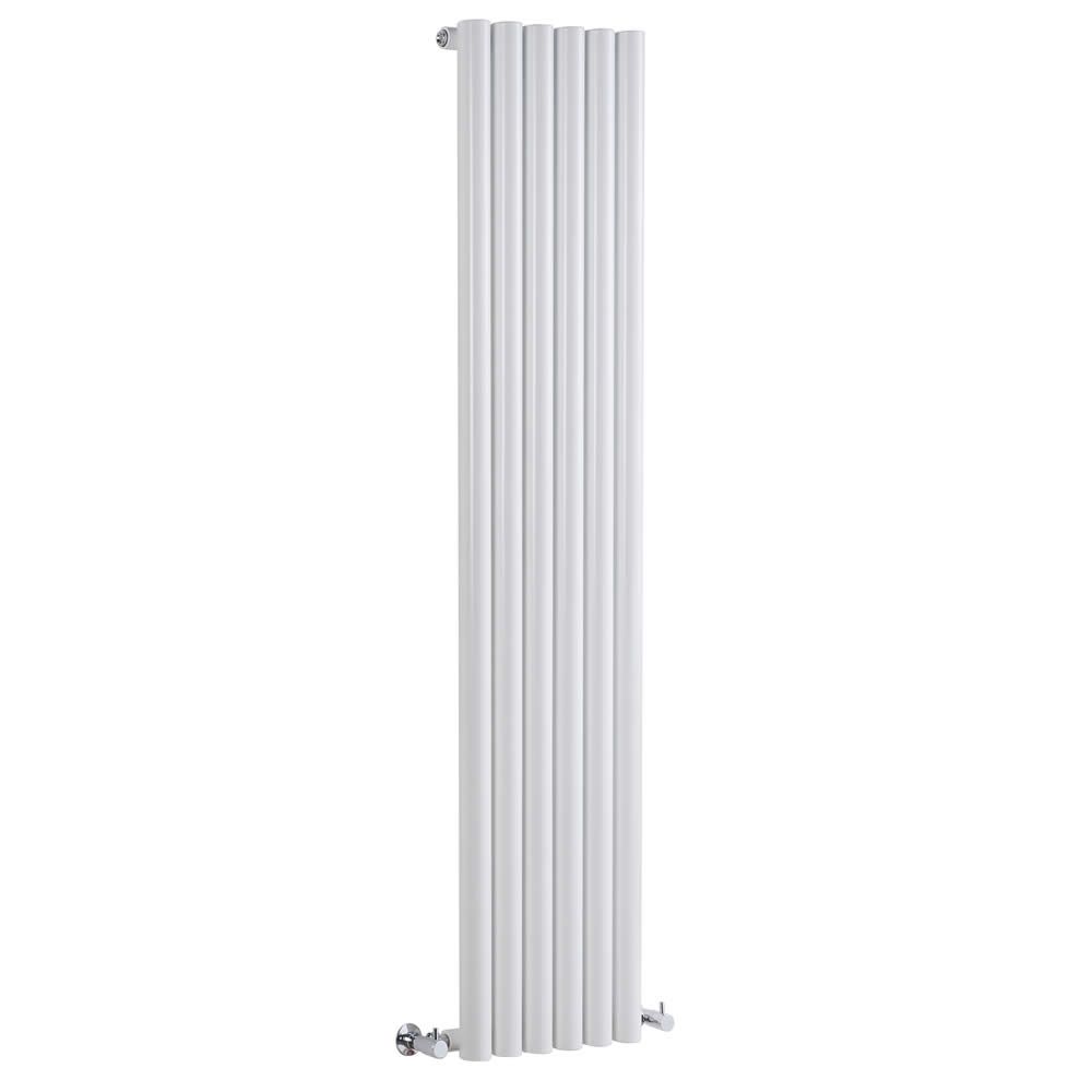 Savy - White Vertical Single-Panel Designer Radiator - 63" x 14"