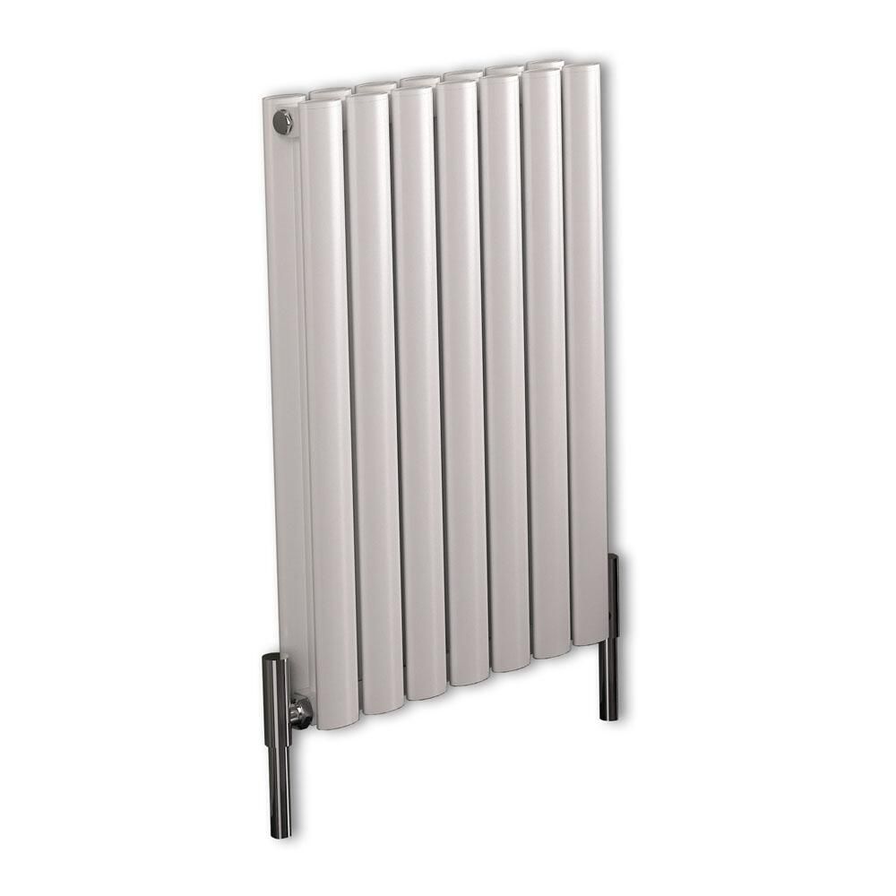 Revive Air - White Aluminum Horizontal Double-Panel Designer Radiator ...