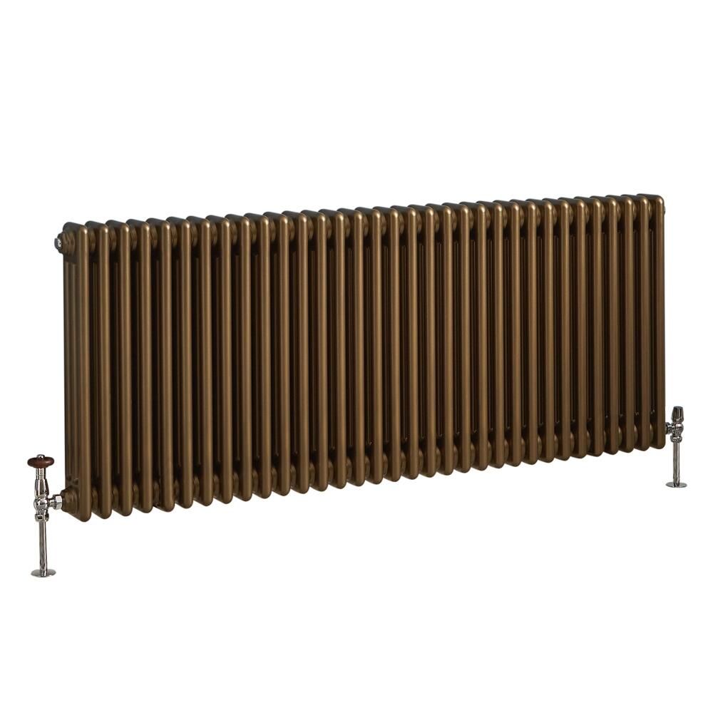Regent - Metallic Bronze Horizontal 3-Column Traditional Cast-Iron ...