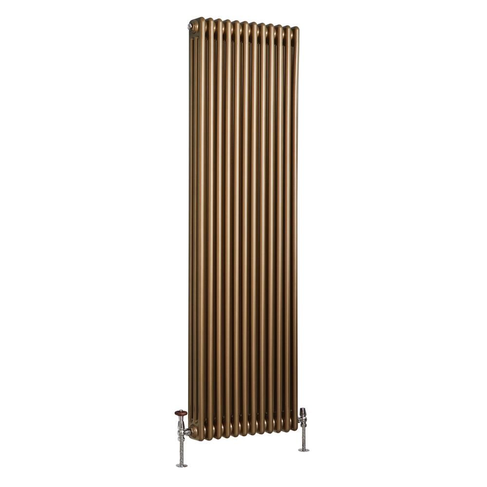 Regent - Metallic Bronze Vertical 3-Column Traditional Cast-Iron Style ...