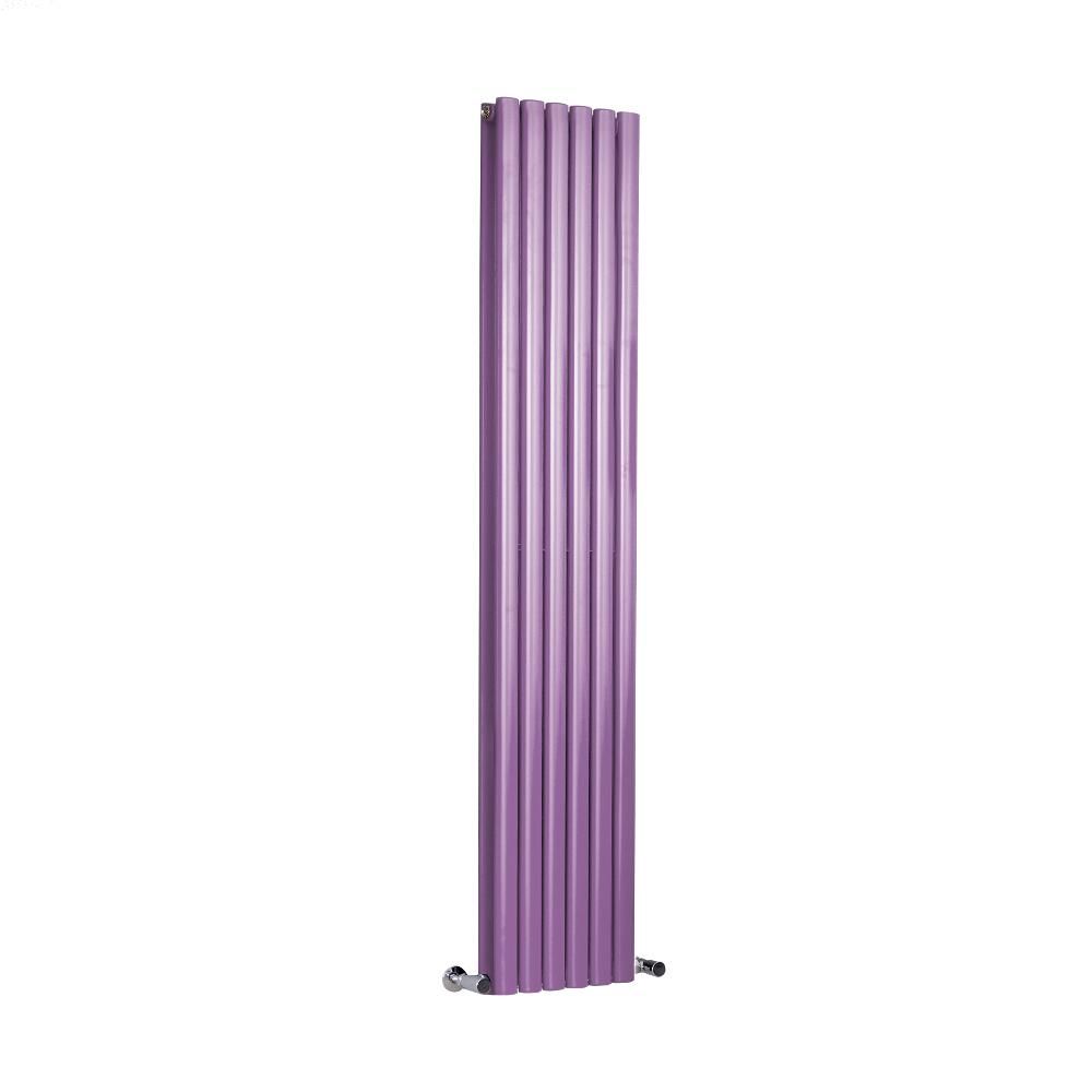 Revive - Purple Vertical Double-Panel Designer Radiator - All Sizes